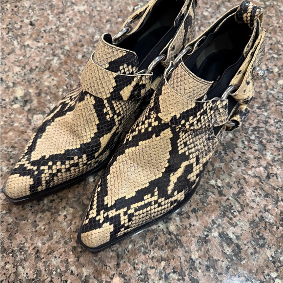 rag & bone | Shoes | Rag Bone Westin Snake Ankle Boots Size 37 | Poshmark